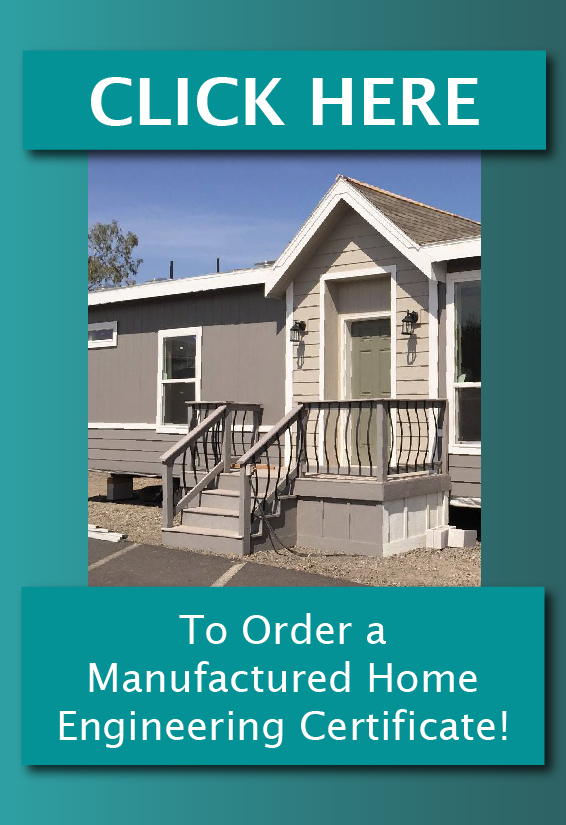 Manufactured Home Certificate - Apex South Inspections
